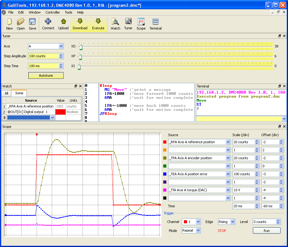 GALILTOOLS SOFTWARE | Galil